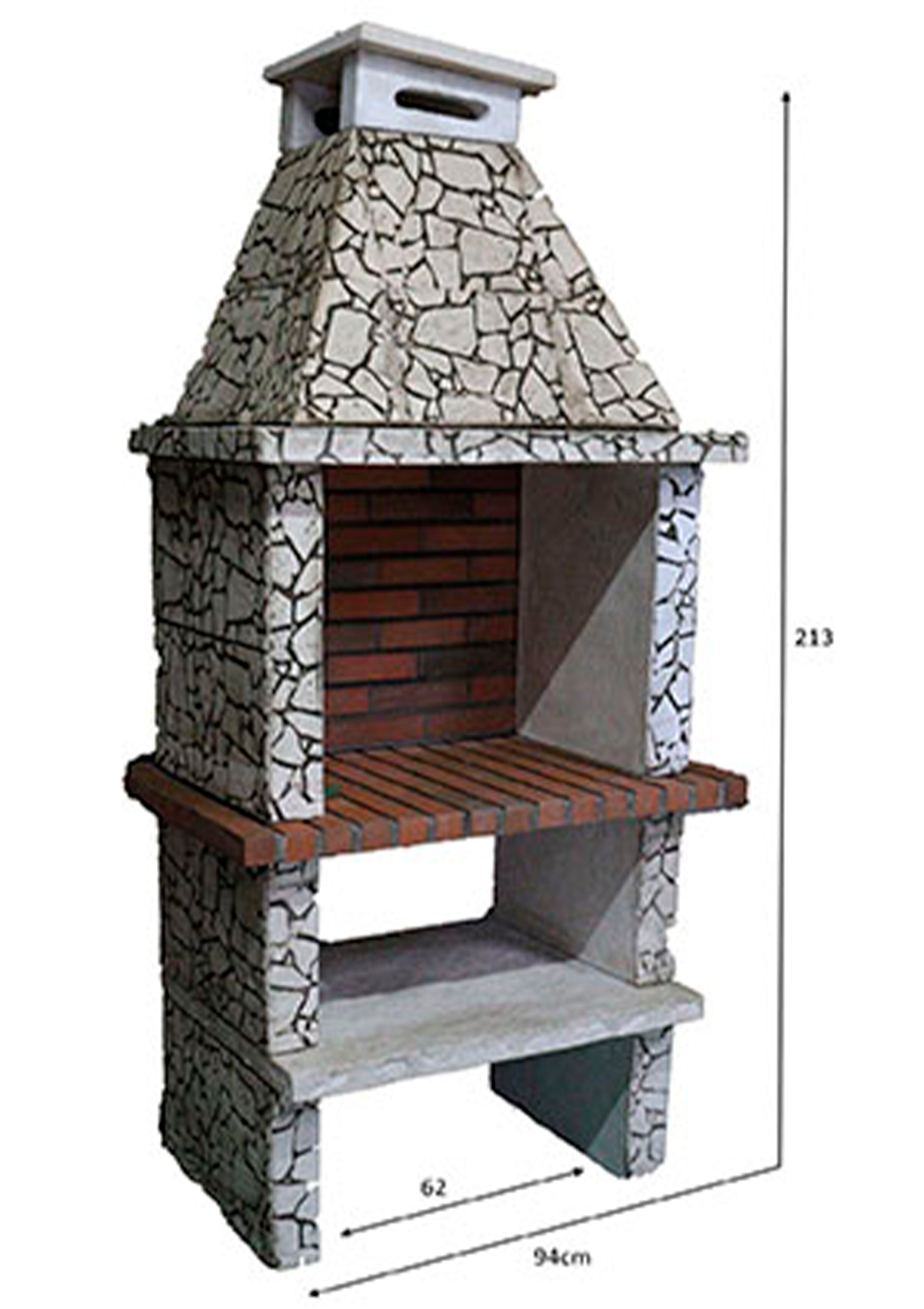 Barbacoa Girona RF319 Medidas 213x94x58cm Kg520 | Leroy Merlin