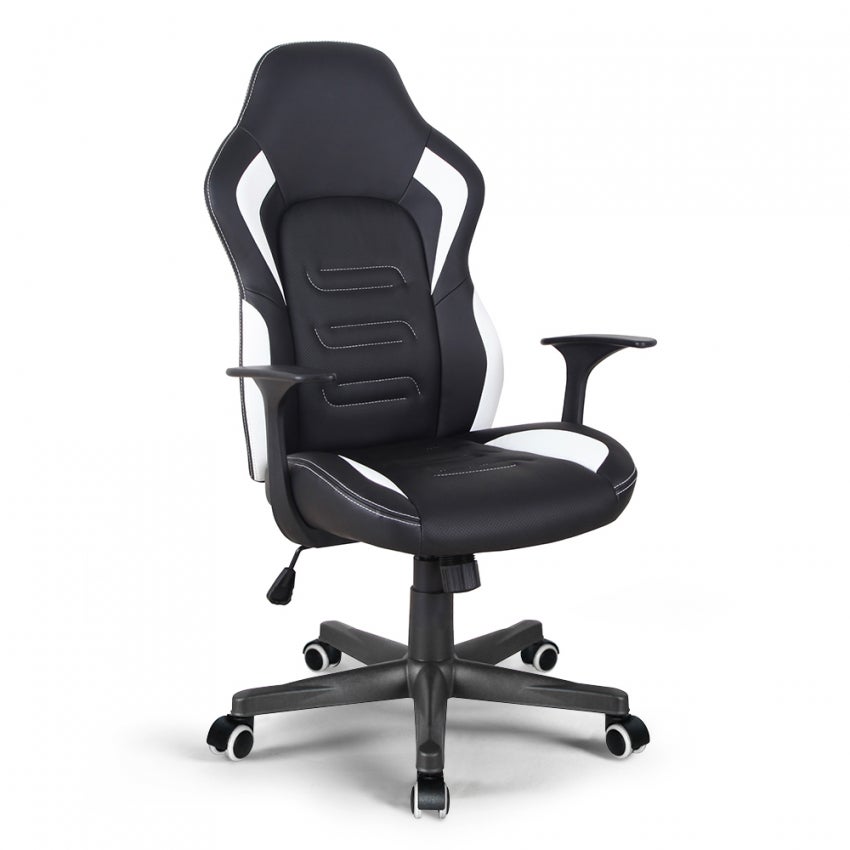Poltrona ufficio gaming ergonomica racing sportivo similpelle Aragon ...