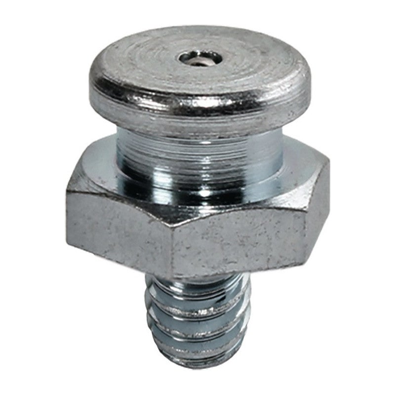 Embout de graissage à tête plate standard DIN3404 M10 x 1 mm forme A SW ...