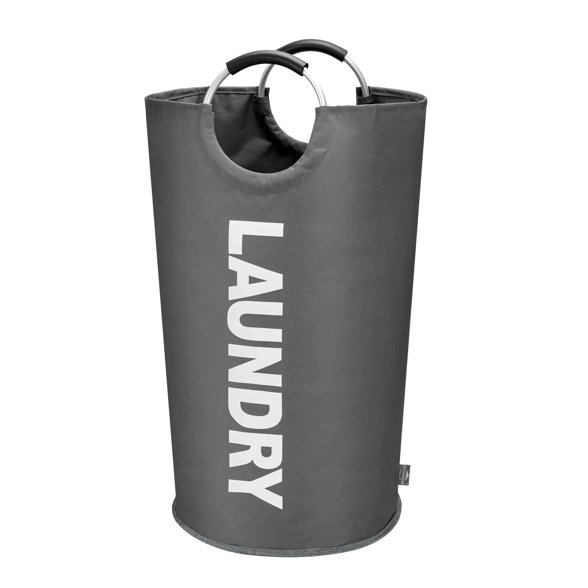 115L Big Buandery Panier à linge avec poignées en alliage rond, panier ...