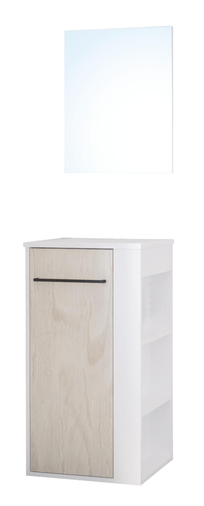 ONDEE - Mobile da bagno indipendente NOVA - versione dritta - Bianco ...