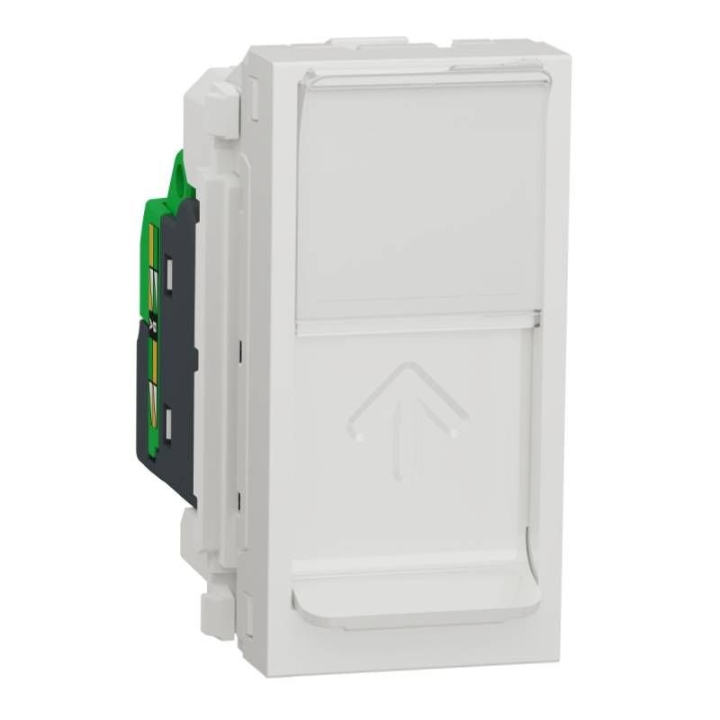 Prise RJ45 Unica - Cat.6 FTP - 1 module - Blanc | Leroy Merlin