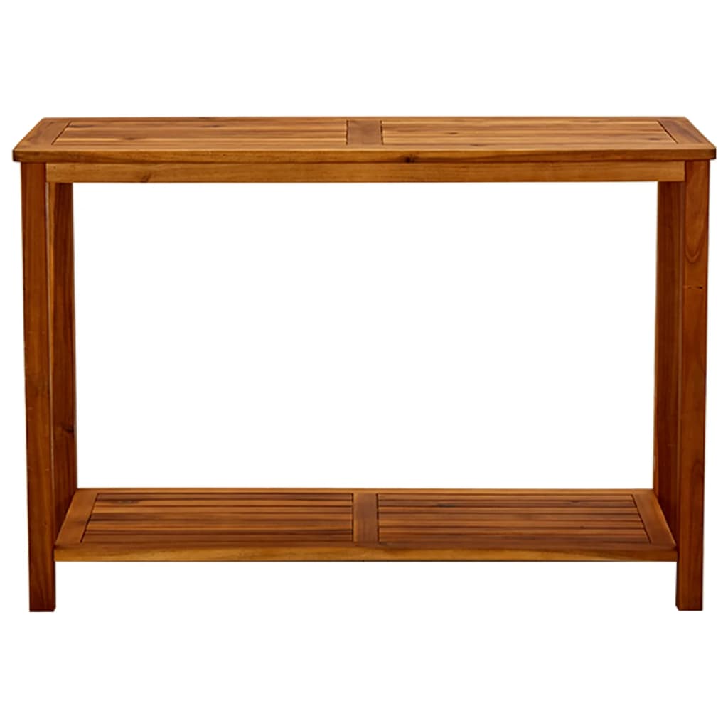 Console de jardin en bois d'acacia massif 110x40x75 cm | Leroy Merlin