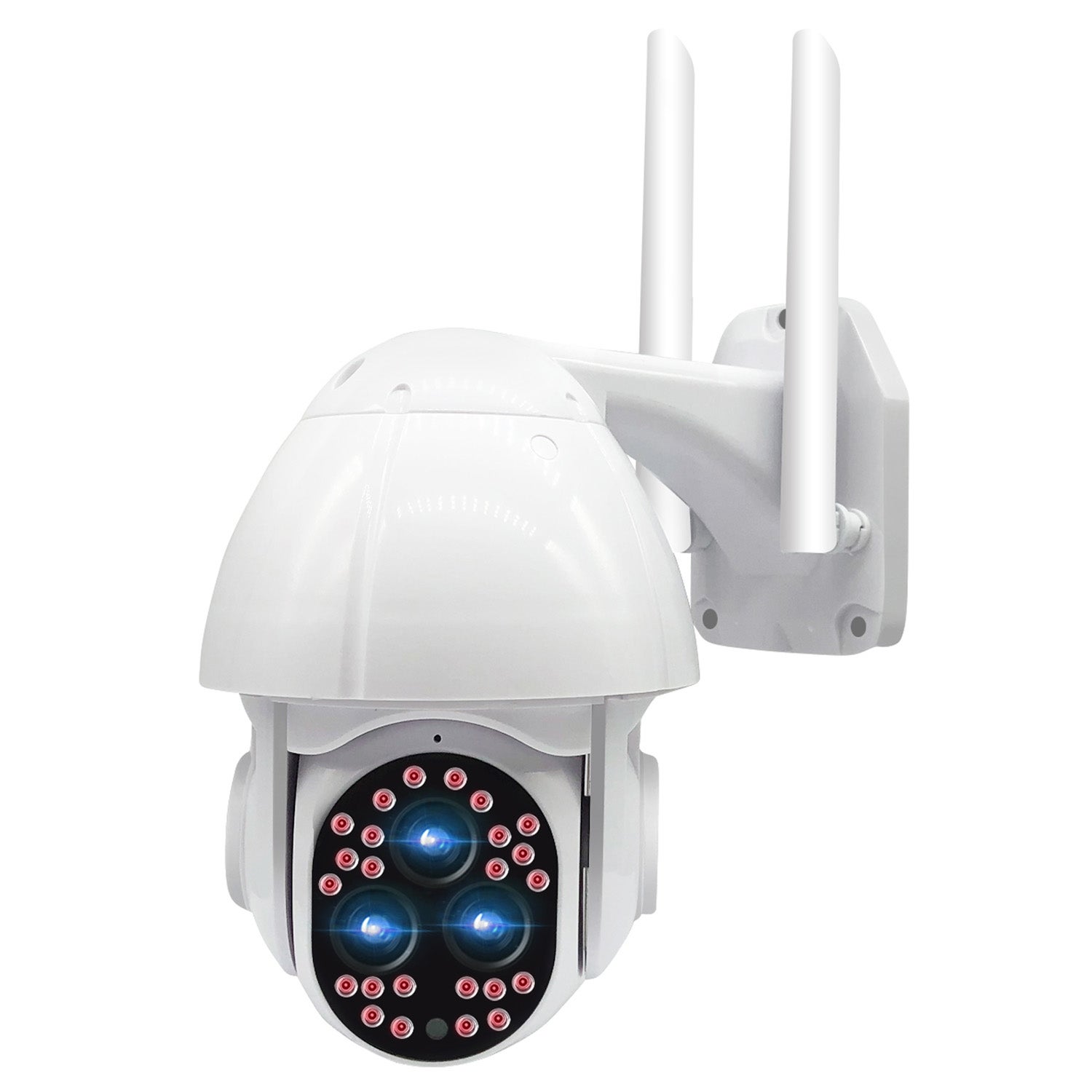 Caméra de surveillance LED GUUDGO Caméra IP 1080P WIFI 355° IP66 Vision ...