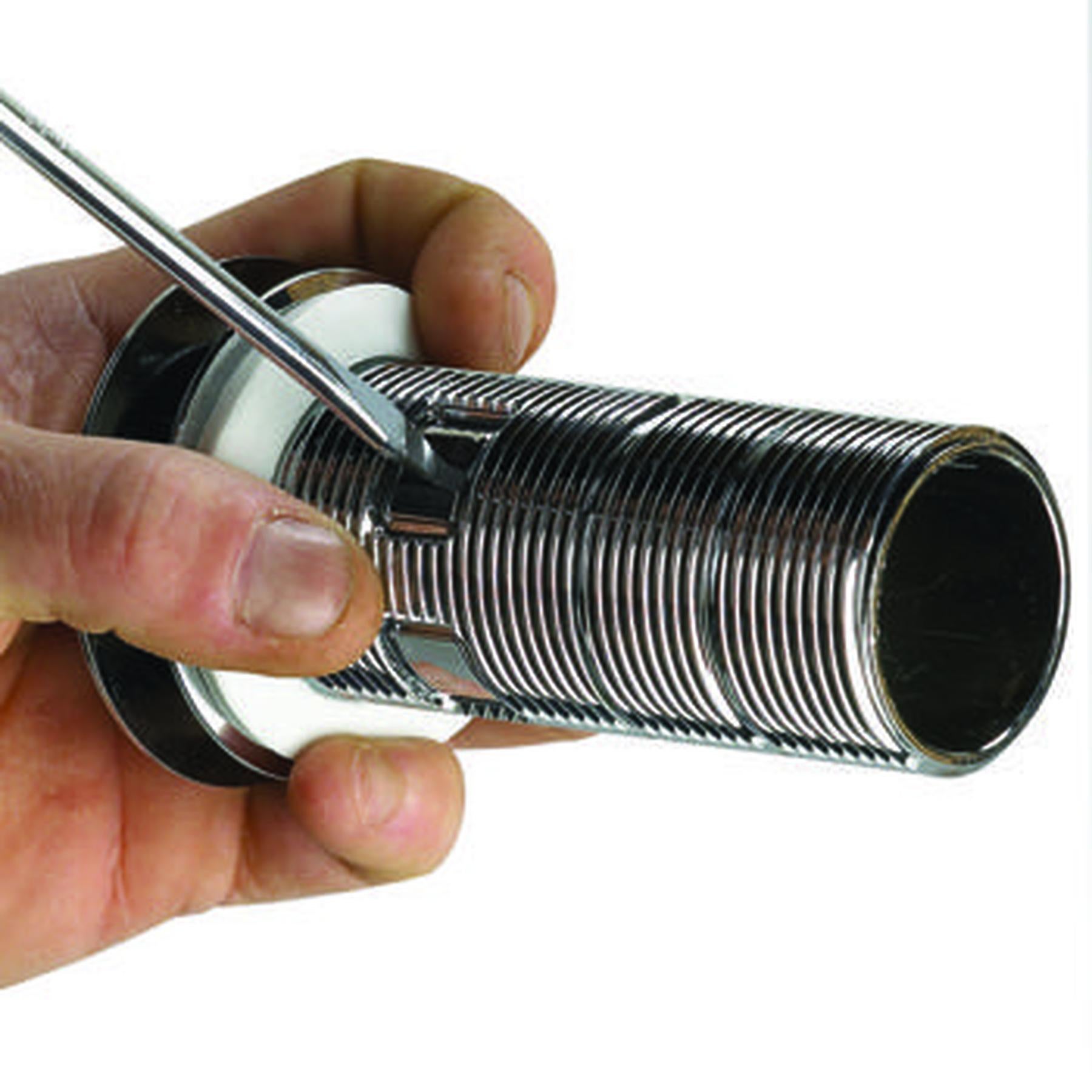 Gruppo piletta per lavello Digiclic, ribalta in acciaio inox, altezza ...