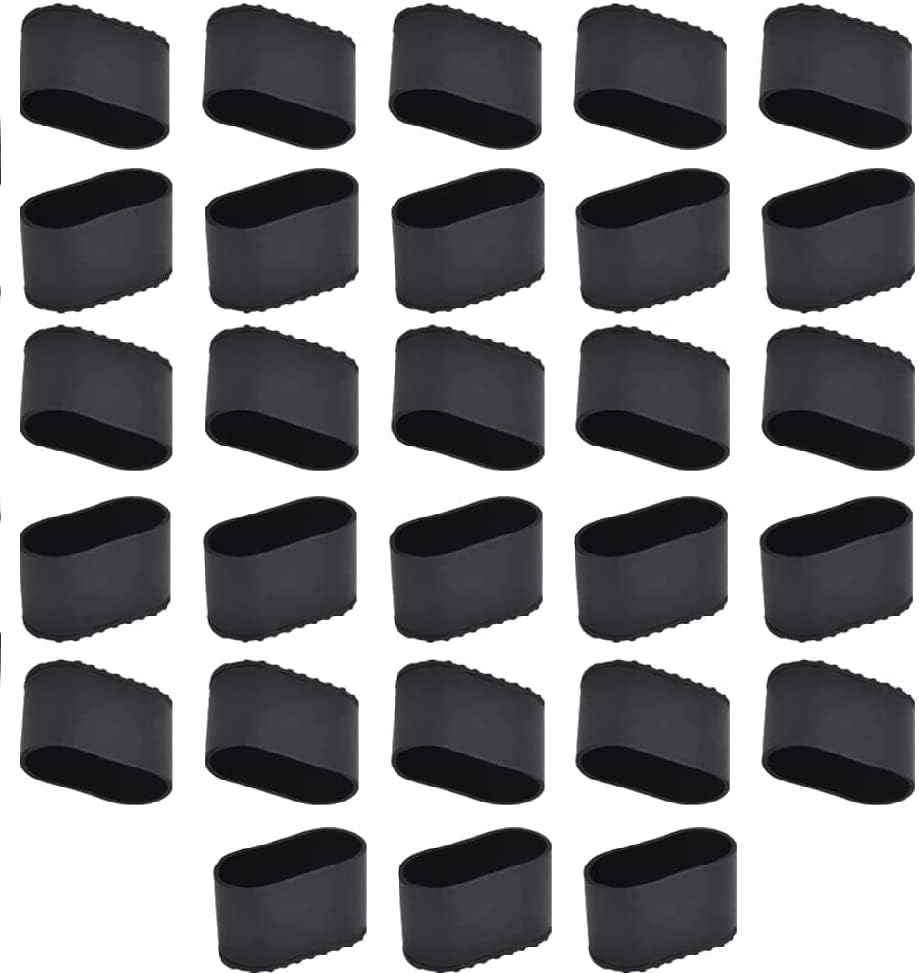 Bouchon Pied De Chaise 28 PièCes Embout De Chaise Rectangulaire Embout ...