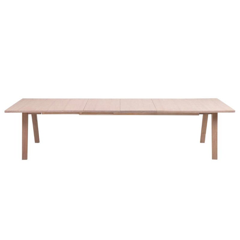 Mesa Norsica Albene 100, Roble claro, 74x100x210cm, Alargamiento, Chapa ...