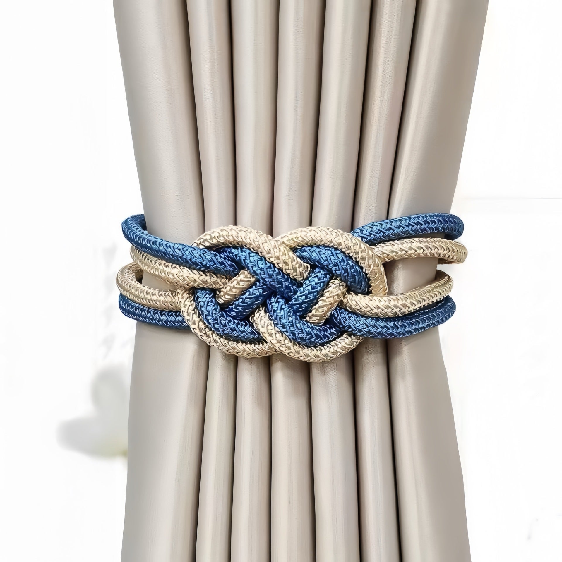 Paquet de 2 attaches de rideaux magnétiques, pinces à rideaux,bleu ciel ...