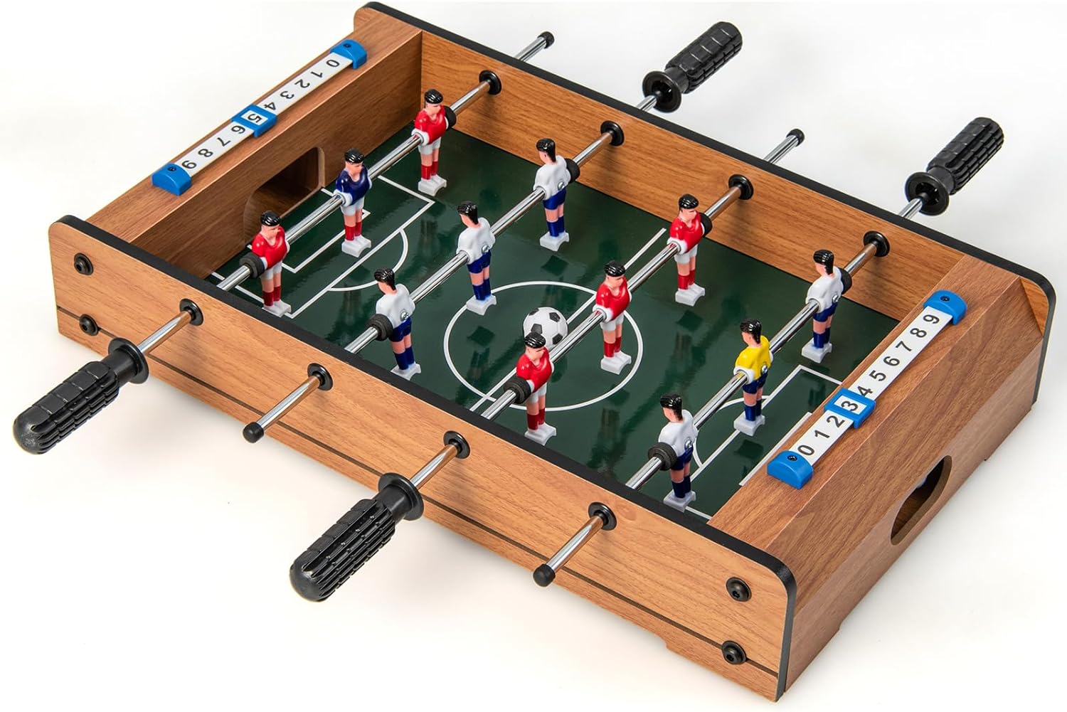 Futbolín de Mesa para 2 Jugadores, Futbolín con Asa Duradera, 2 Balones ...
