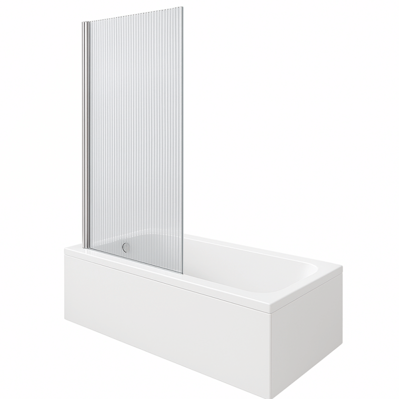 Baignoire droite DURAVIT D-Code 1700x700mm + Pare bain droit AURYS ...