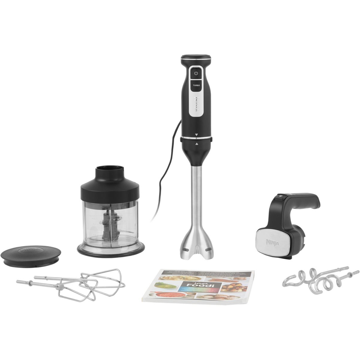 Batidora Ninja CI100EU 0,7 L Batidora de inmersión 850 W Negro, Acero ...