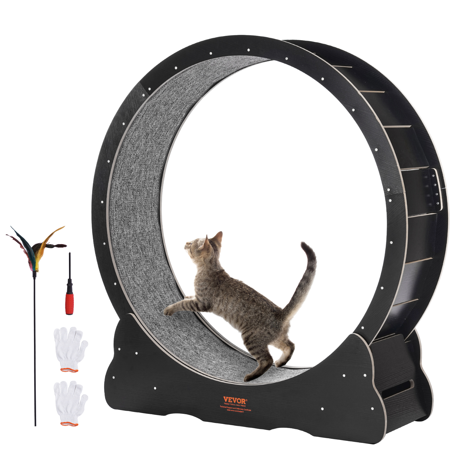Roue d'exercice pour chat 1100 mm,VEVOR grande roue de course ...