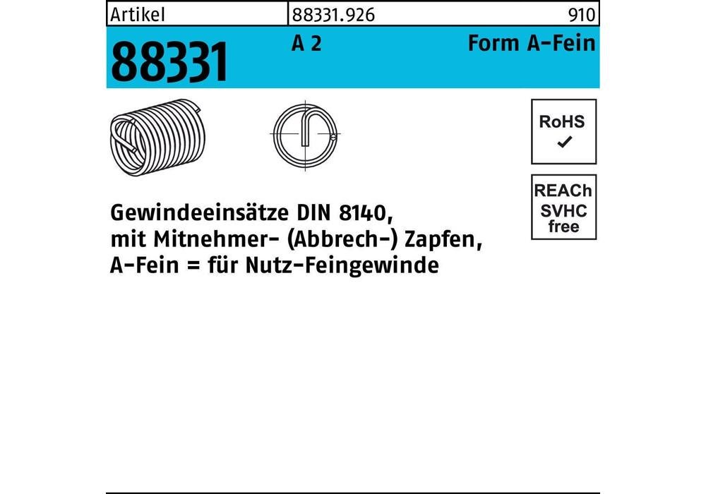 AMECOIL Insert fileté | Leroy Merlin