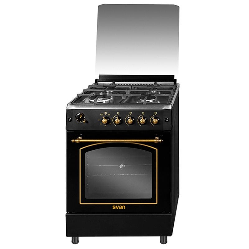 Cocina de gas Svan SVK6601RN electrónica ignición automática negro ...