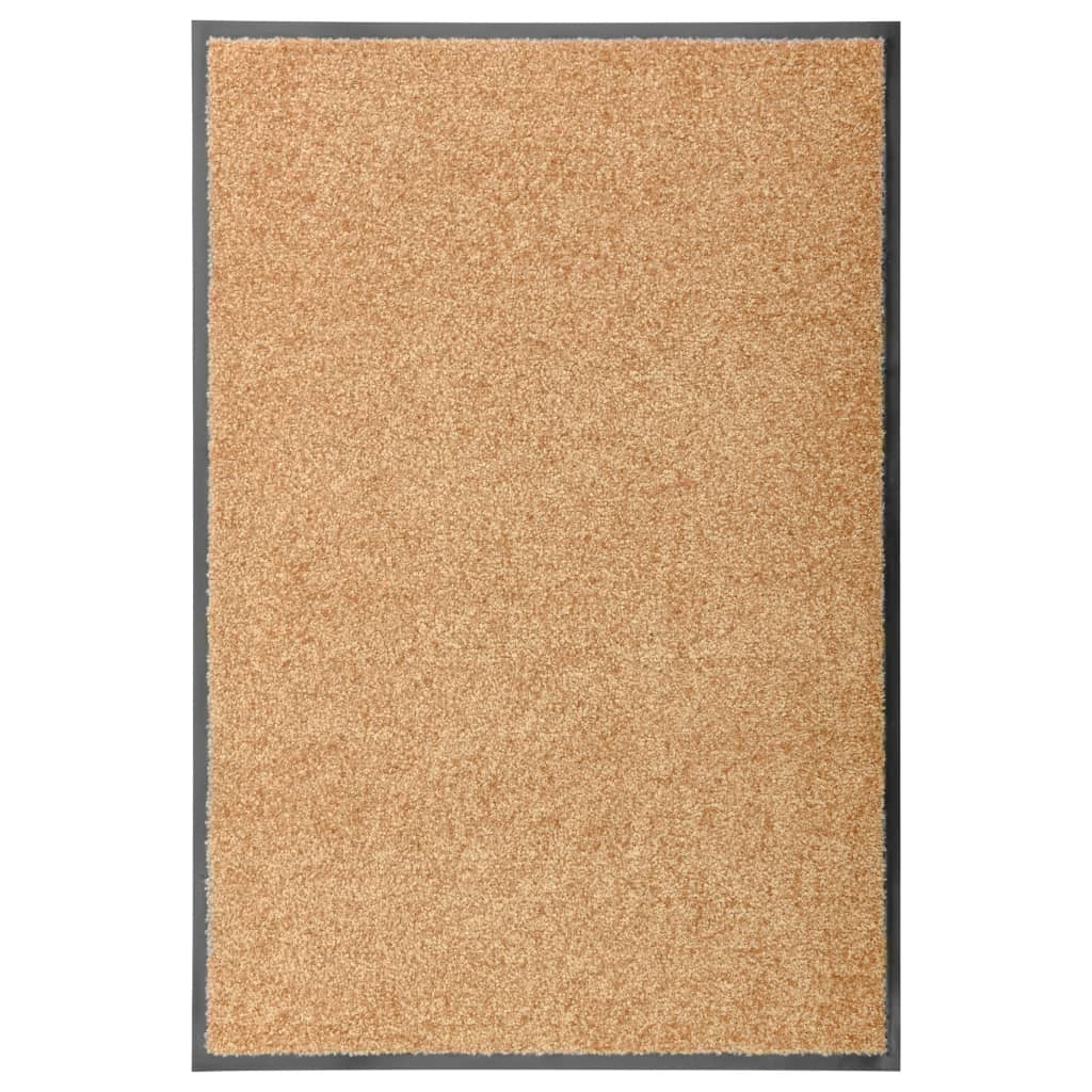 Felpudo lavable crema 60x90 cm | Leroy Merlin