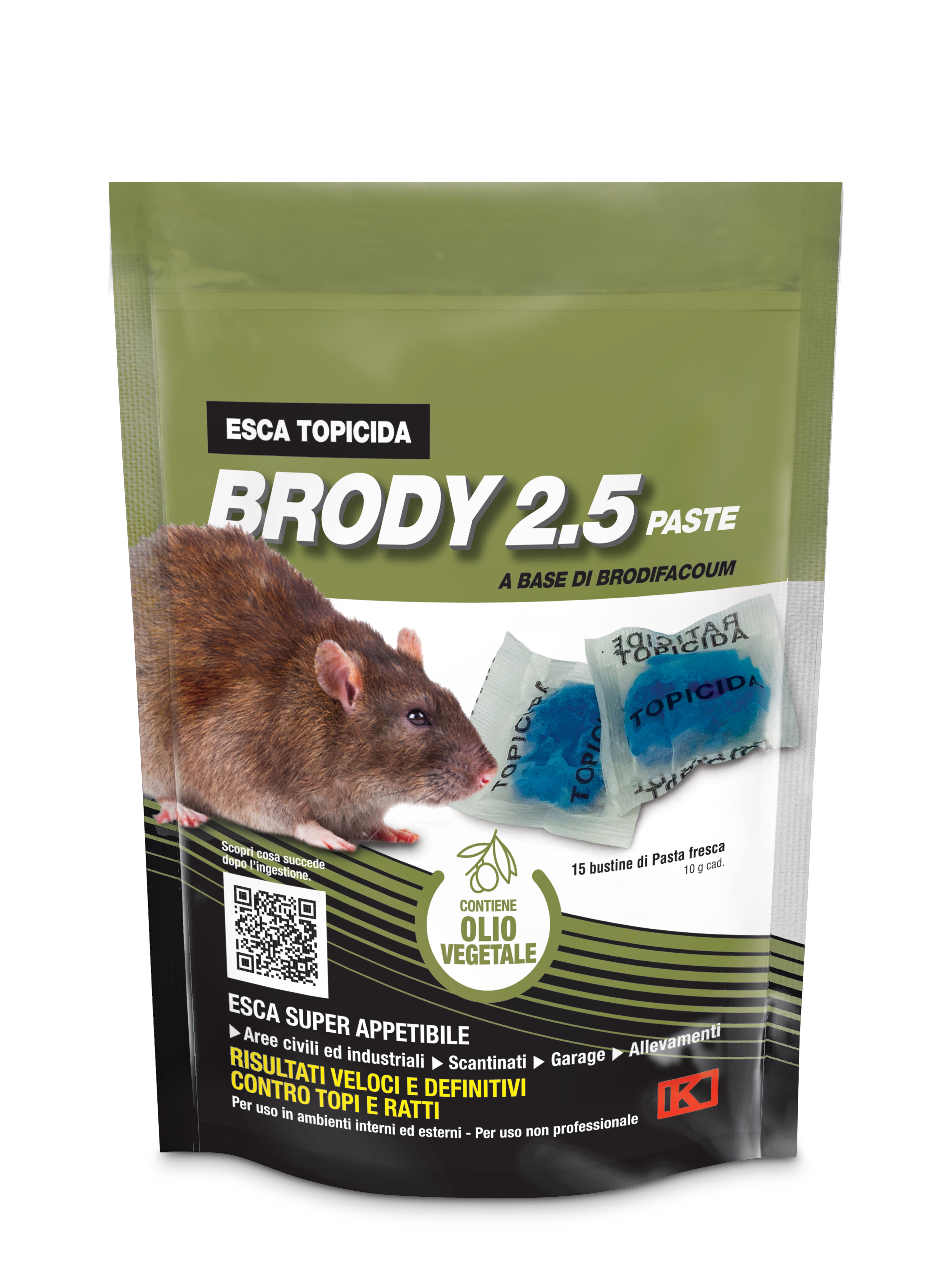 CEBO PARA RATA FRESCO BRODY 2.5 150 G AZUL CON | Leroy Merlin