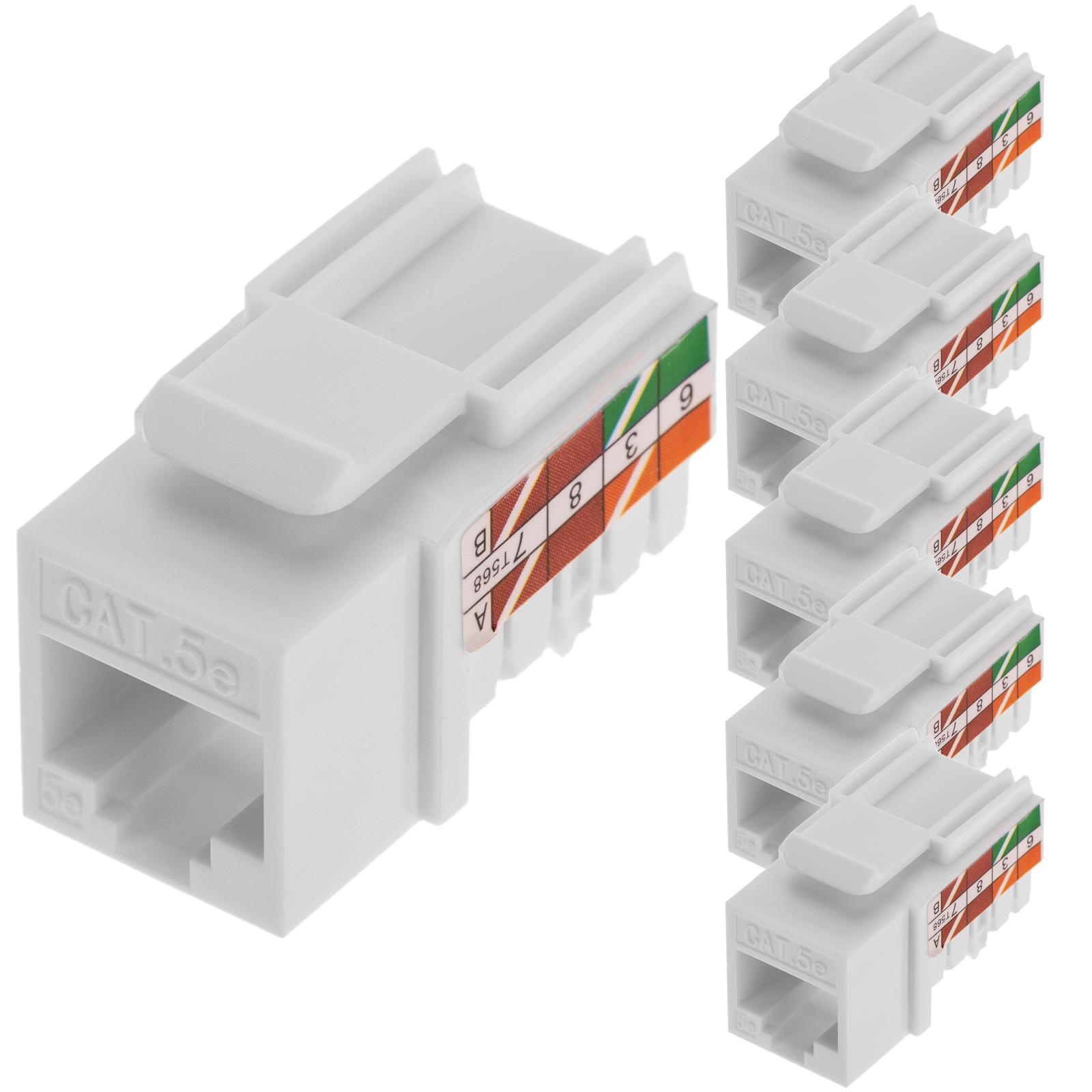 Keyston RJ45 femelle TB110 Cat.5e UTP pack de 6 unités | Leroy Merlin