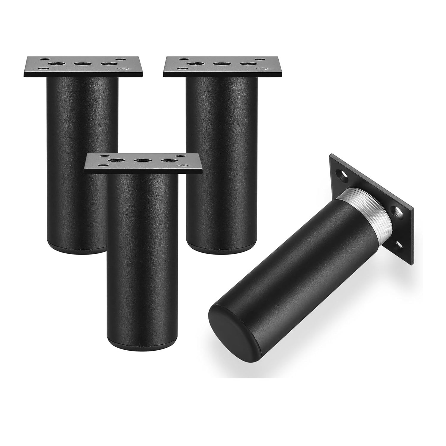 4 patas para muebles, patas para mesa, patas de aleación de aluminio ...