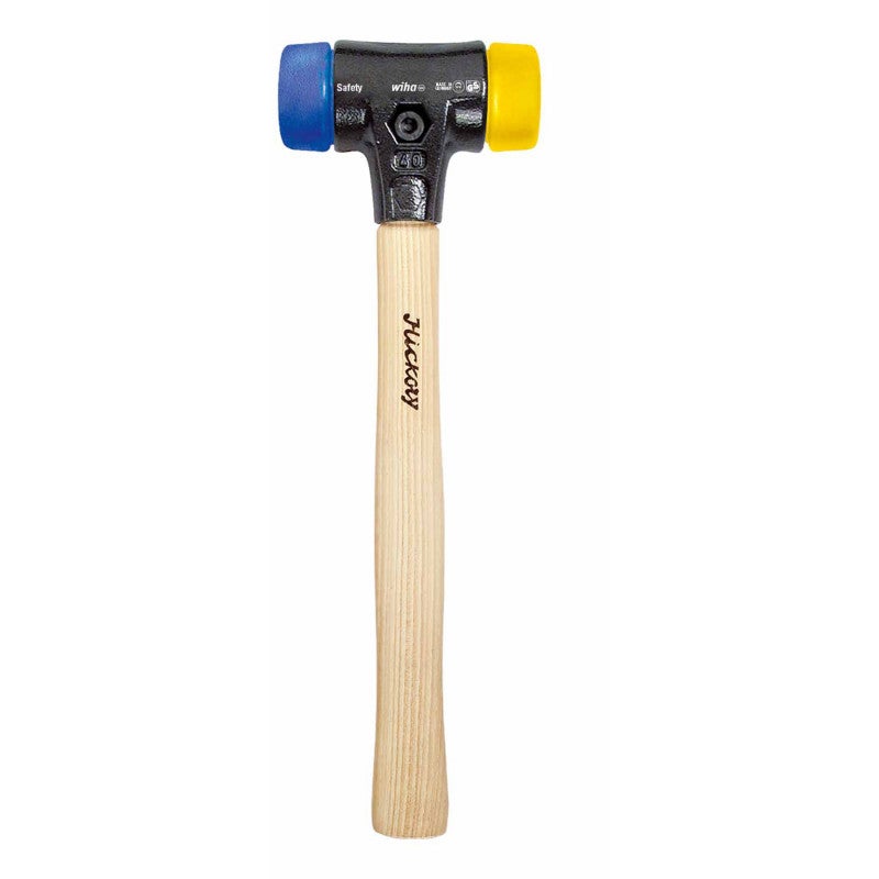 Massette Safety A Embouts Differents Bleu-Jaune Ø 30 26653 | Leroy Merlin