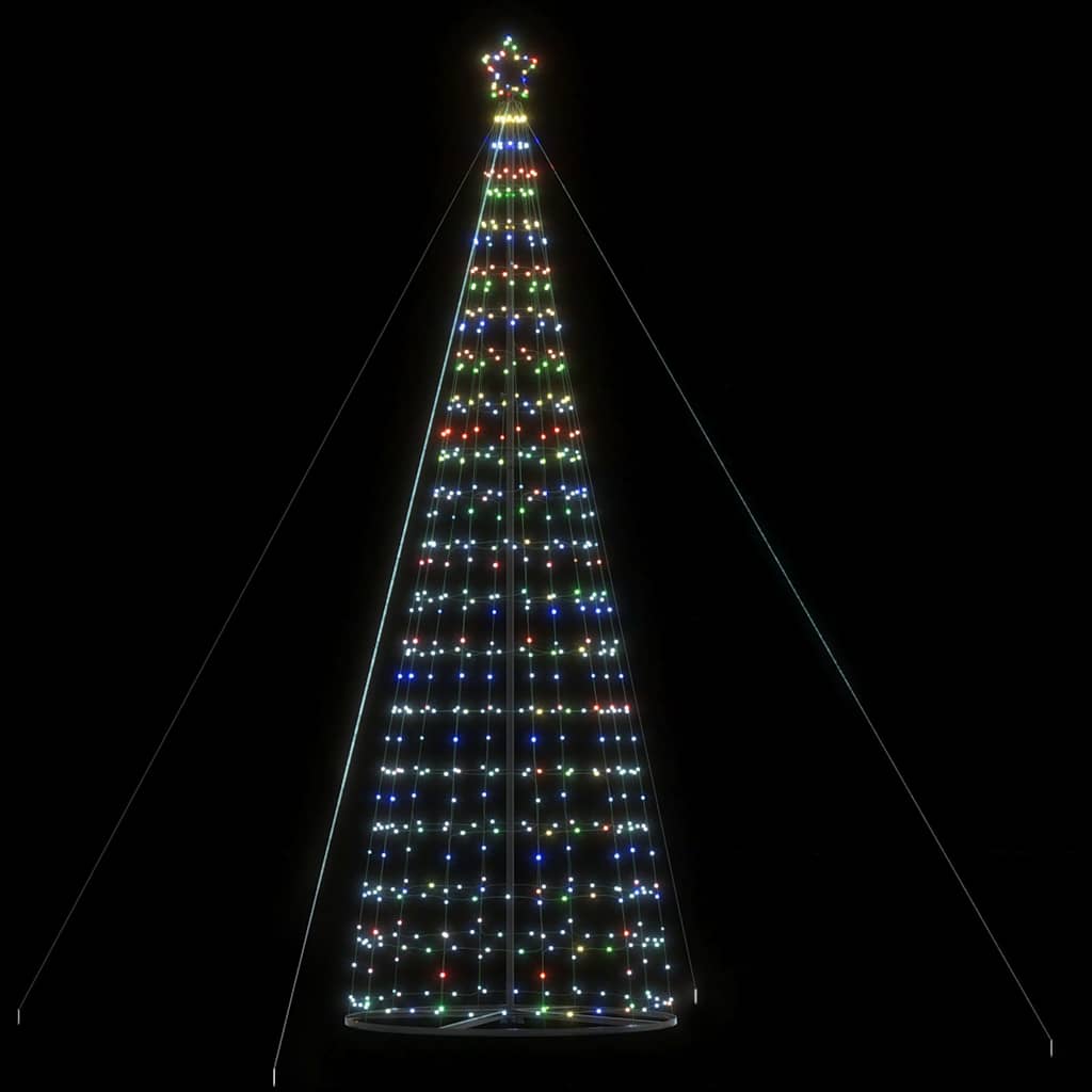Albero di Natale a LED 1534 LED Colorato 500 cm vidaXL | Leroy Merlin