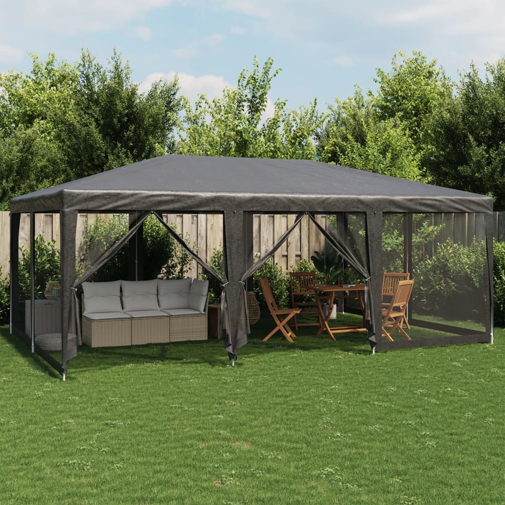 Tonnelle de jardin | Tente de fête avec 10 parois latérales maille ...