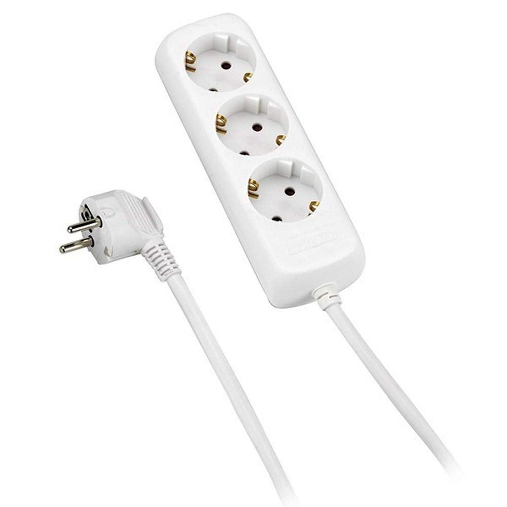 BASE MÚLTIPLE 3 ENCHUFES CON CABLE 3X1,5 1,4 METROS ALYCO ALYCO REF ...