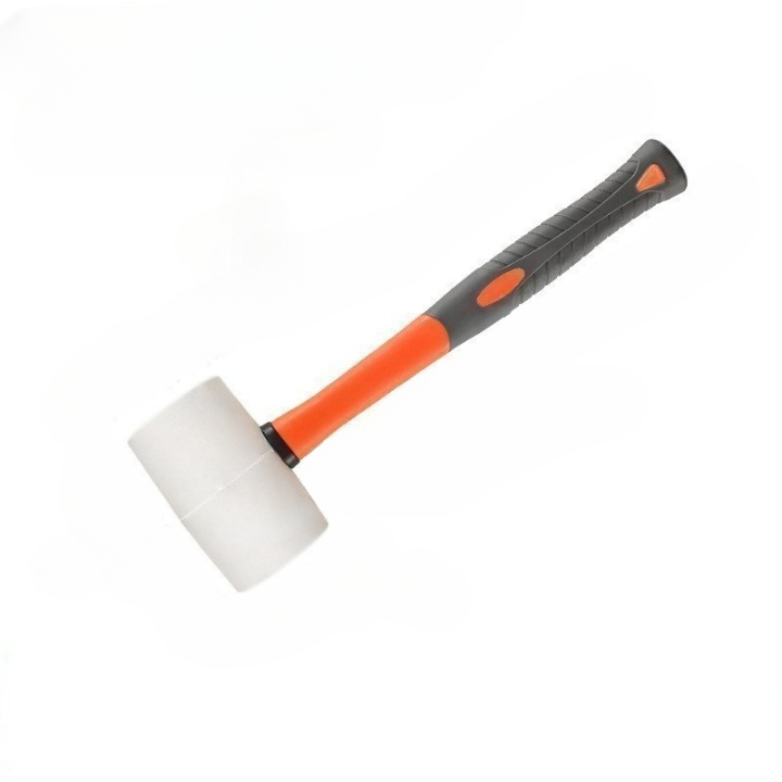 Martillo de goma con mango de plástico, martillo para trabajos de ...