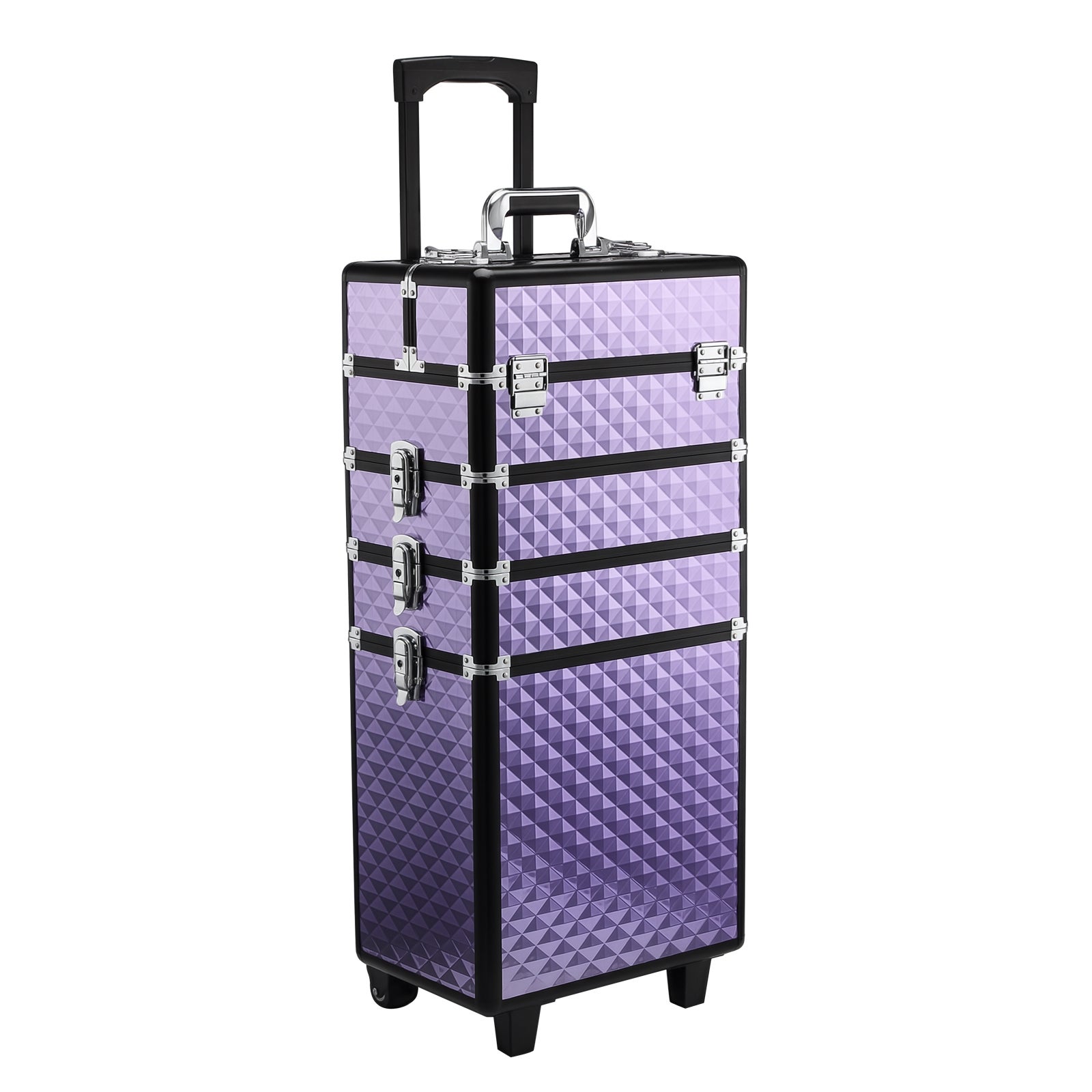 Valise Maquillage Professionnelle avec Roues et Poignée Extensible 33 ...