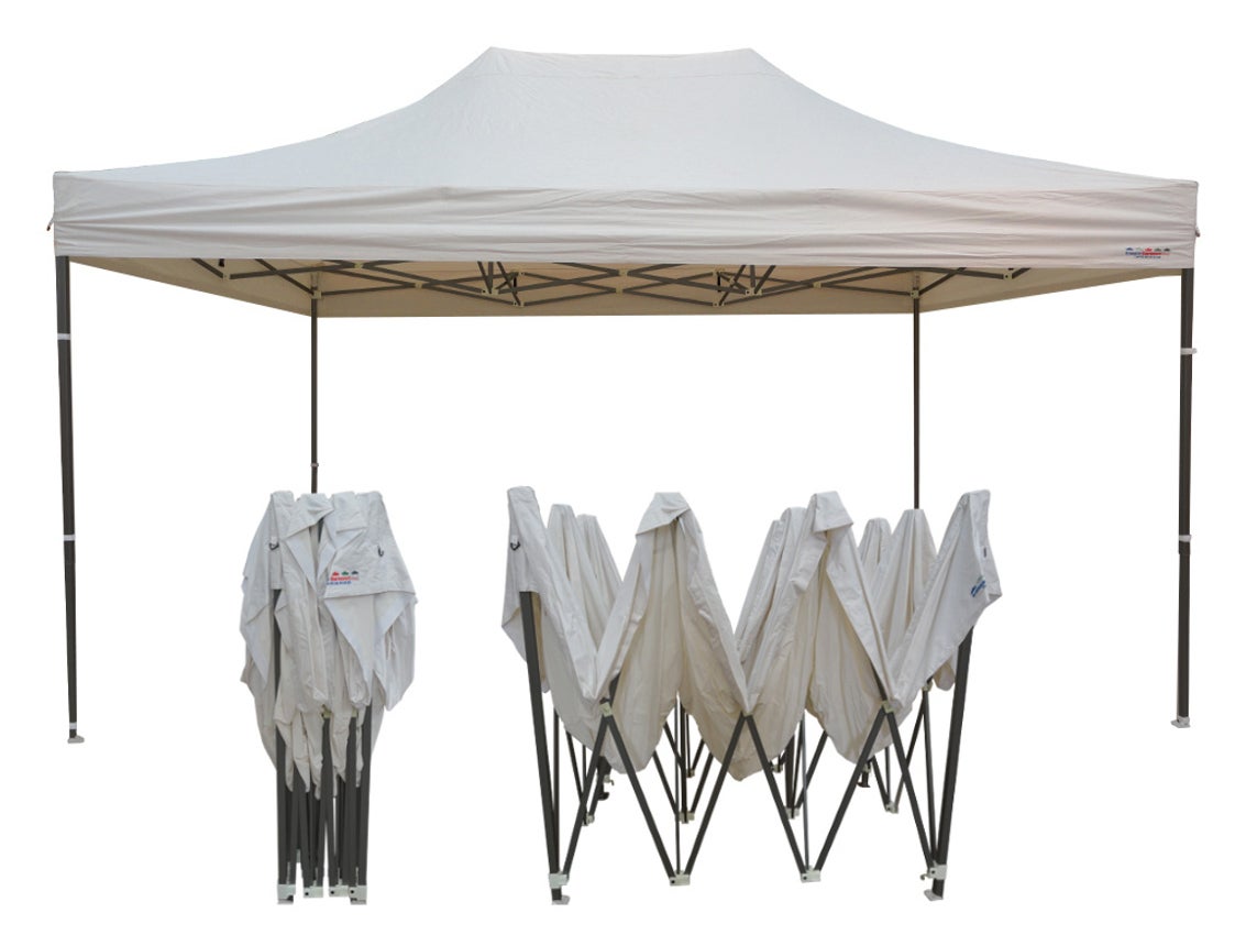 FRANCE BARNUMS -Tente Pliante 3x4,5m | Tonnelle 13,5m² | Abri, Jardin, Terrasse| Acier 31mm ...