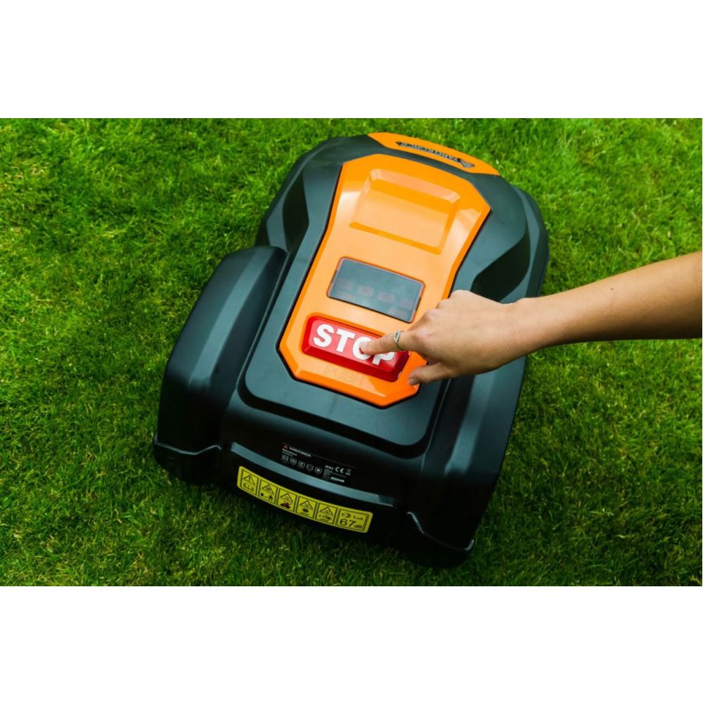 Yard Force - Robot Tondeuse SA650B avec Capteurs d'obstacles et de Soulèvement pour Pelouses ...