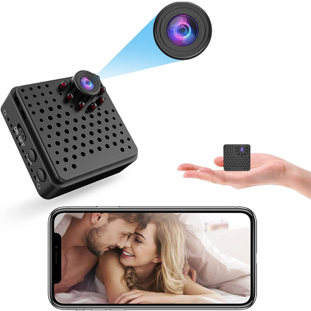 Telecamera Micro Camera WiFi Videosorveglianza Colori Audio, con ...