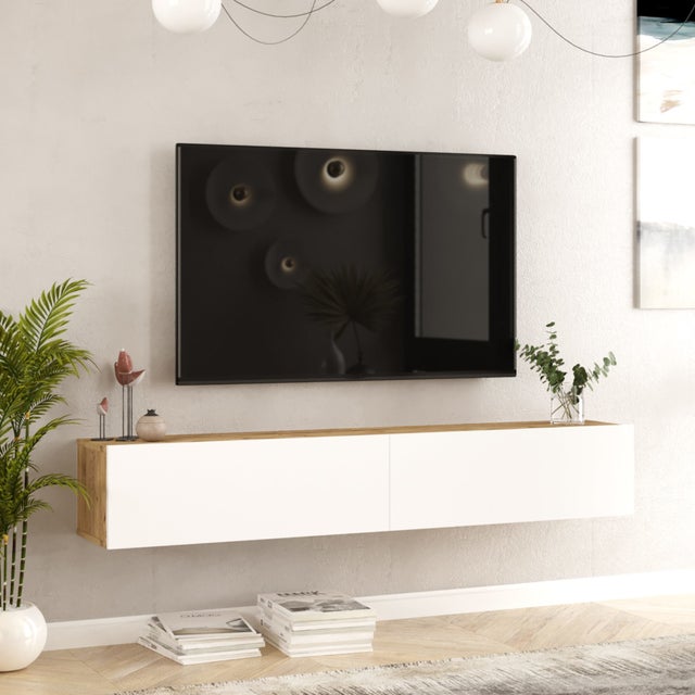 Meuble TV suspendu ameublement pas cher | Leroy Merlin