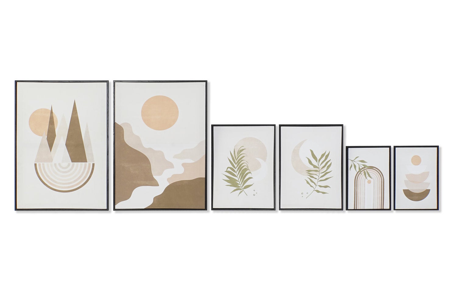 Tableau Set 6 Toile Ps 40X2,8X60 Moderne Encadré | Leroy Merlin