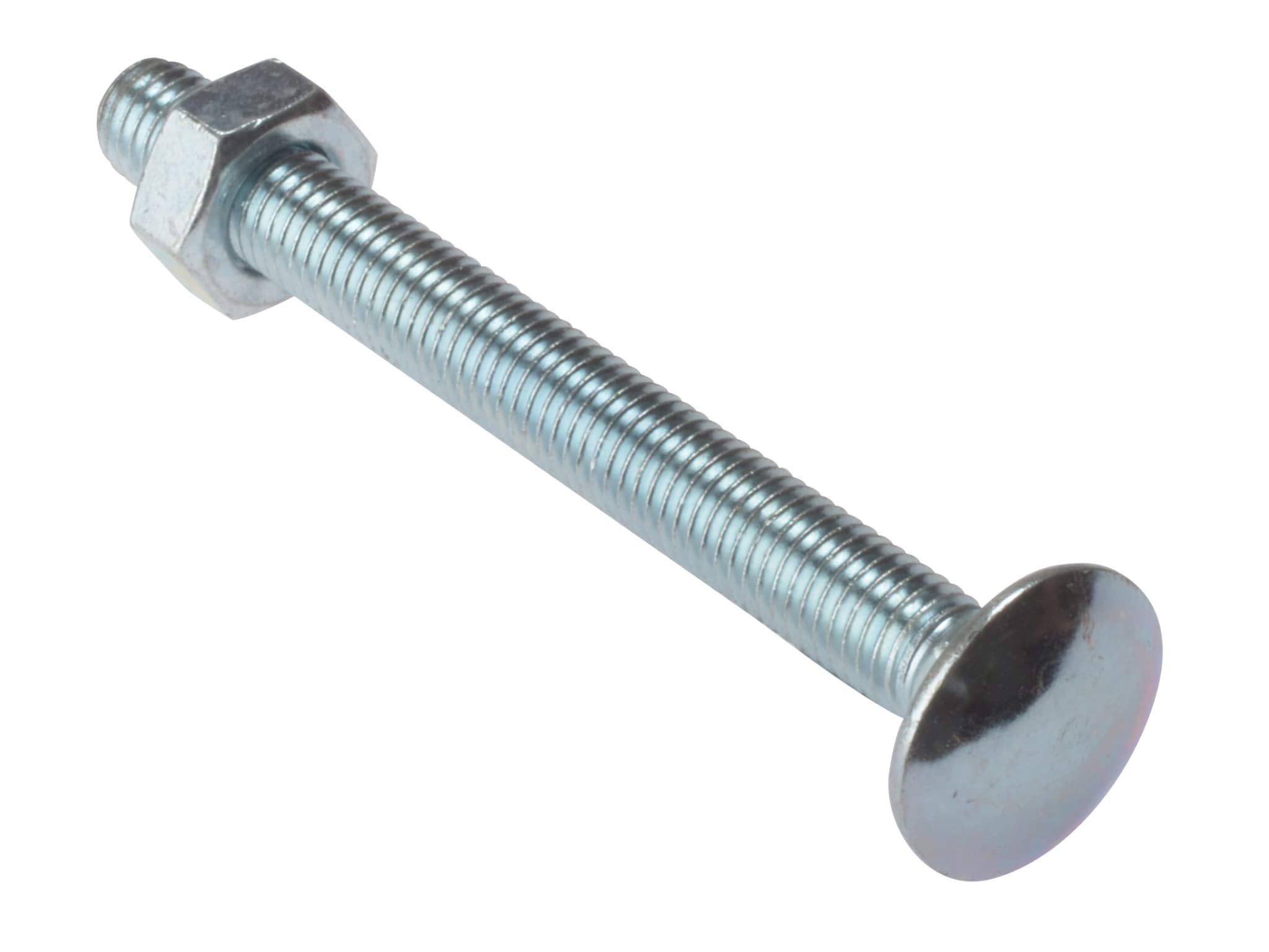 Forgefix Bullone e Dado per Carrello ZP M8 x 100mm Borsa 10 | Leroy Merlin