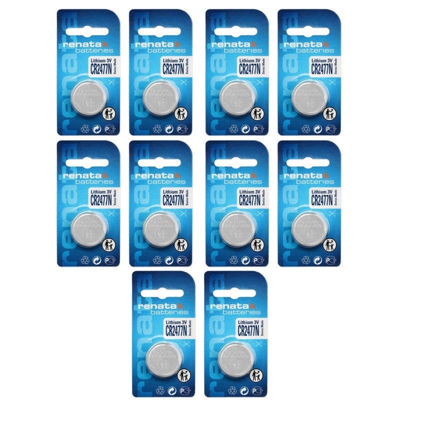 10 piles Renata CR2477N lithium 950 mAh 3 V | Leroy Merlin