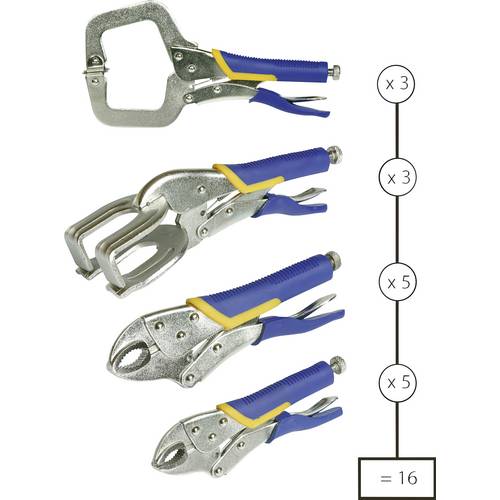 GYS Pinza Grip " confezione da 16 pezzi, 1 pezzi, 050266 | Leroy Merlin