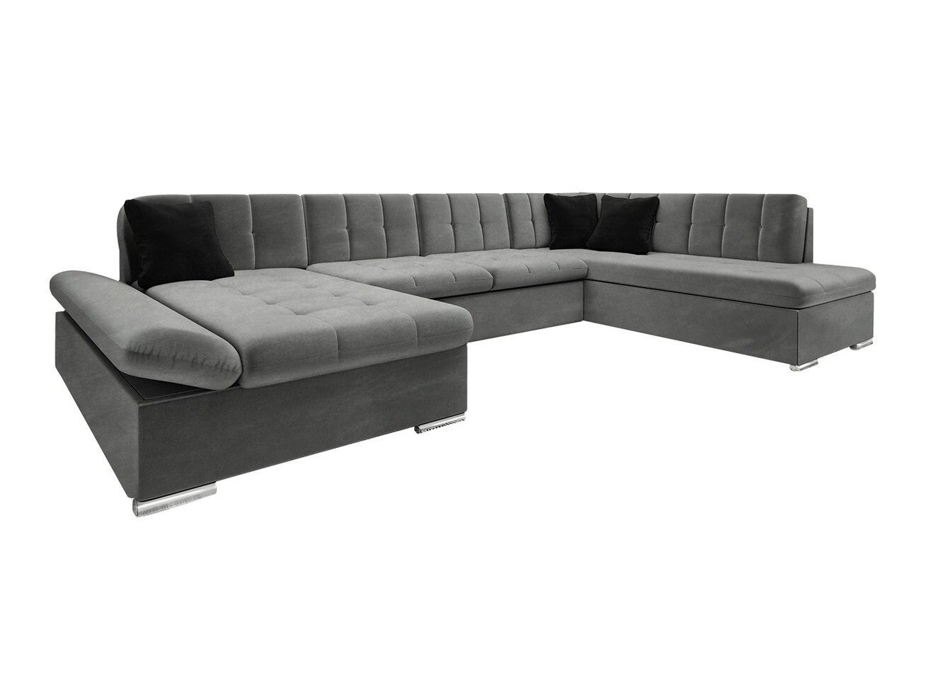 Canapé d'angle Comfivo 150, Gris, Disponible, 345x205x76cm | Leroy Merlin