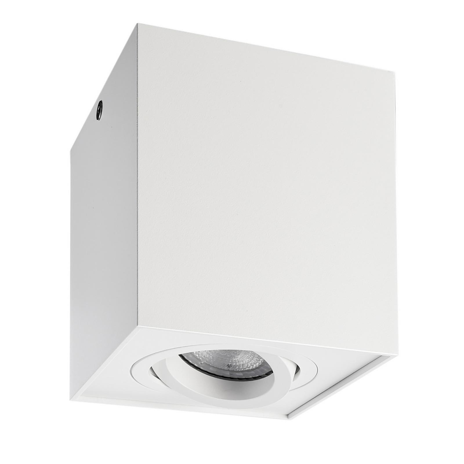 DATO Spot de plafond plafonnier carré LED GU10 diffuseur réglable ...