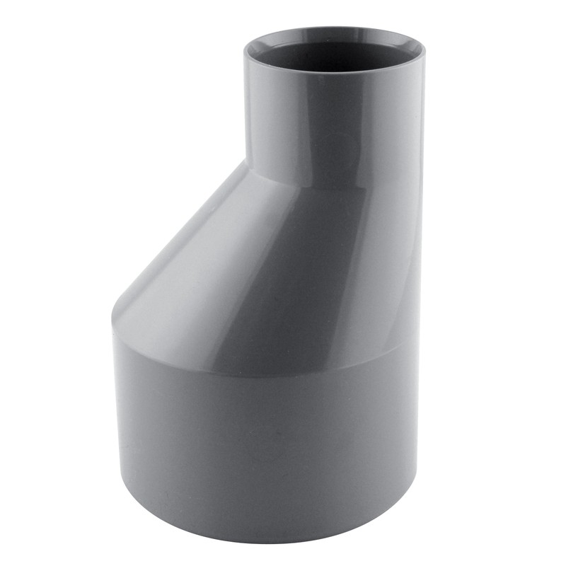 Réduction excentrée PVC évacuation mâle/femelle Ø100x50 | Leroy Merlin