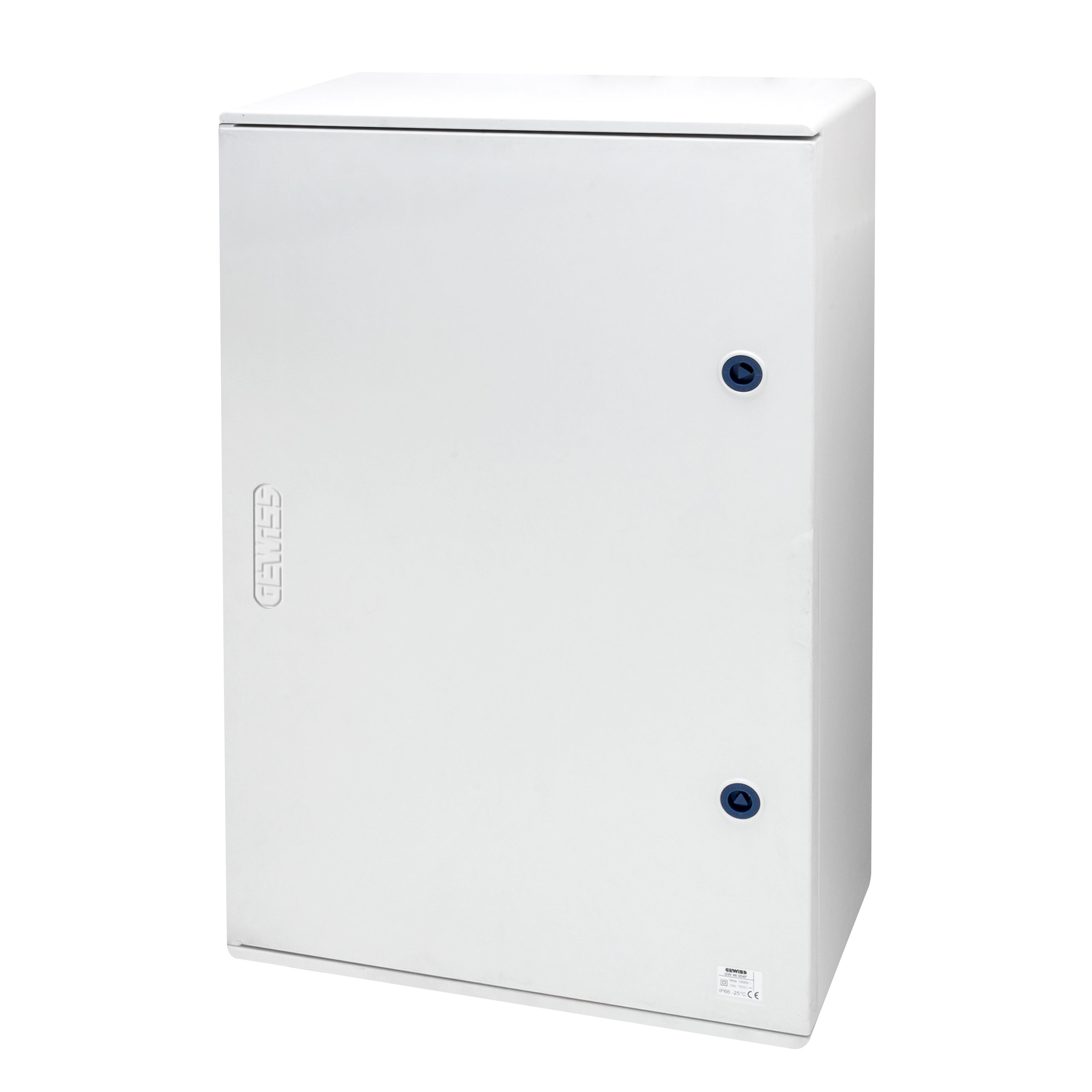 Coffret en polyester à porte pleine avec serrure IP66 Gris 80x106x35 cm ...