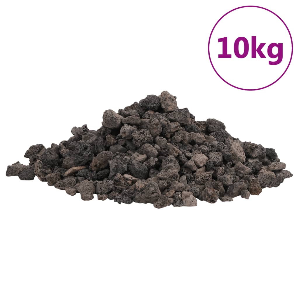 Roches volcaniques noires 10 kg 1-2 cm | Leroy Merlin