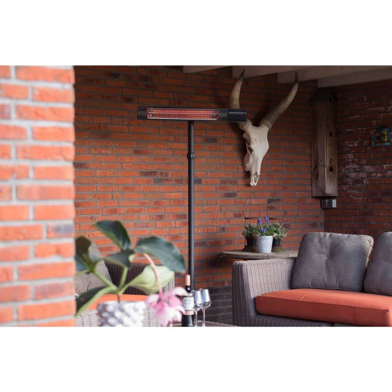 Sunred Calefactor pie Royal Diamond Dark oro rosa carbono negro 2500 W ...