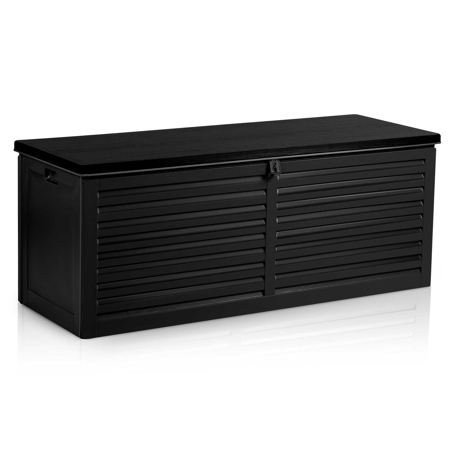 Bac de jardin 143,5 x 57 x 53,5 cm 390 litres noir | Leroy Merlin