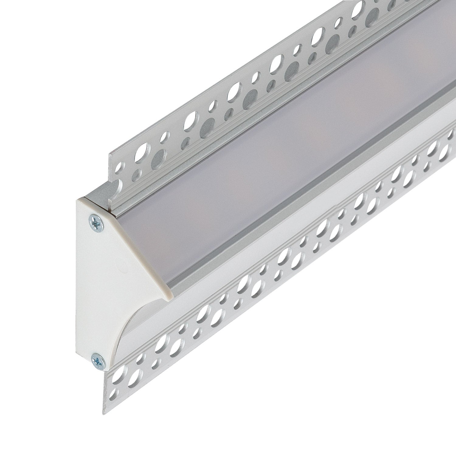 Profilé Aluminium Encastré pour Plâtre/Placo avec Capot Continu pour ...