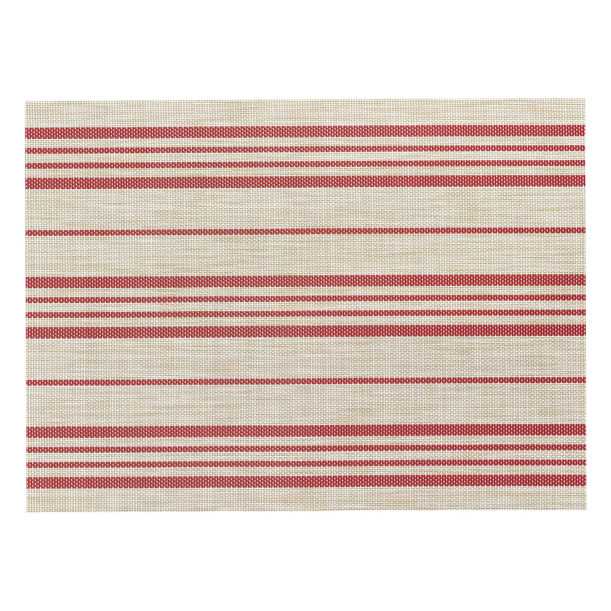 Set de mesa Sina Natural/Rojo 33 x 45 cm Natural/Rojo 33 x 45 cm ...