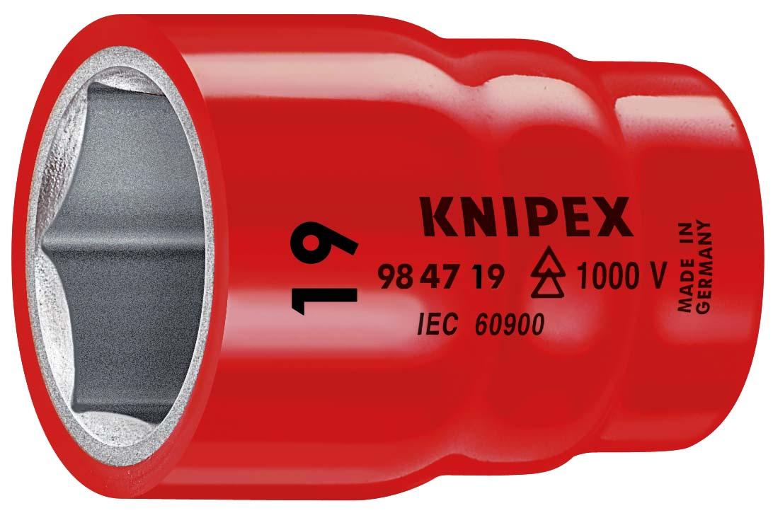 KNIPEX 98 47 19 Douilles à six pans avec carré femelle 1/2" 54 mm ...
