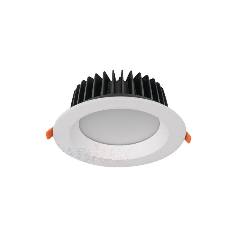 Downlight LED 30W étanche IP44 rond ∅190mm Blanc - Blanc Naturel 4000K ...