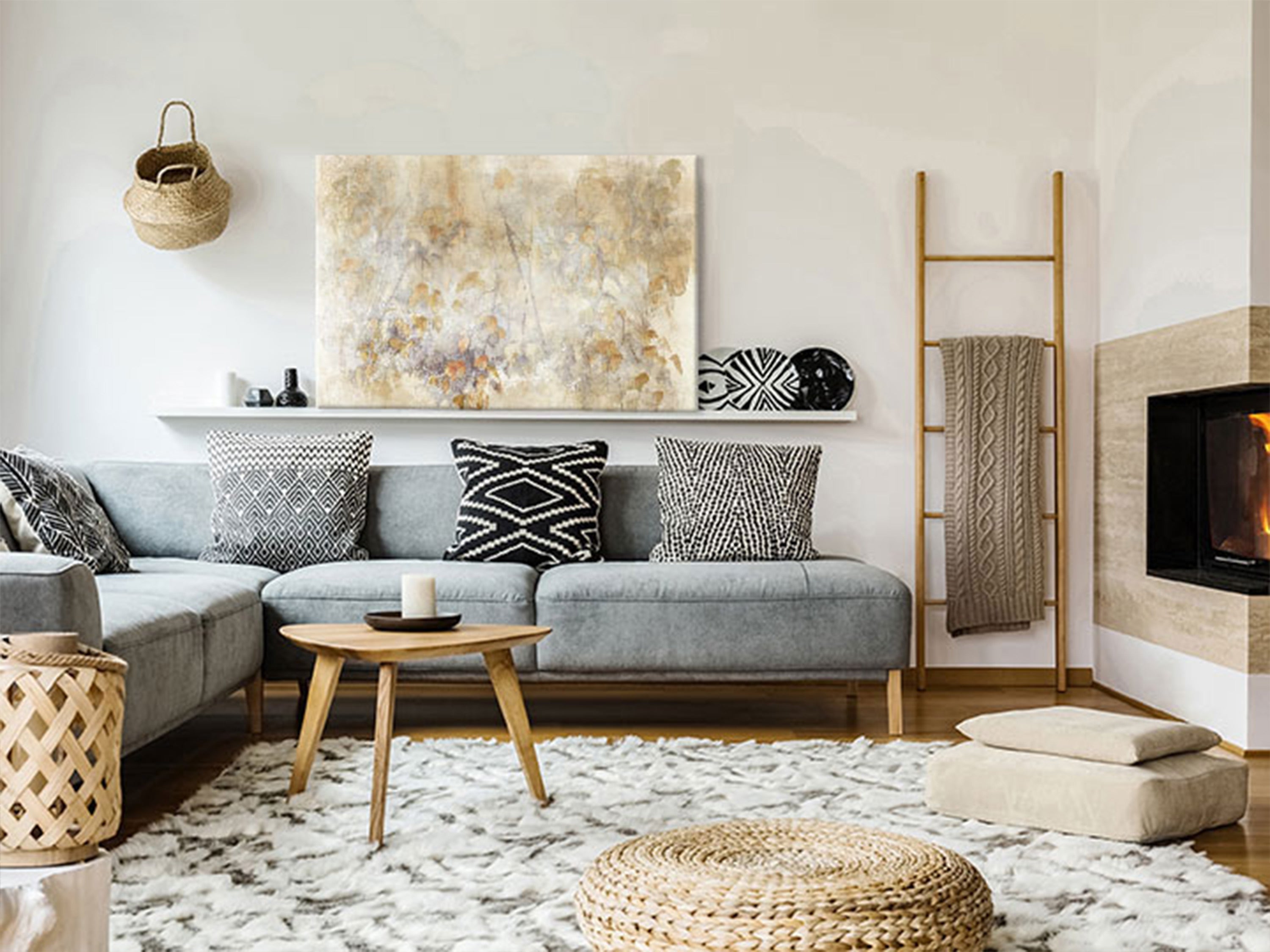 Tableau - Nature in watercolor(1 Part) Wide [60x40] | Leroy Merlin