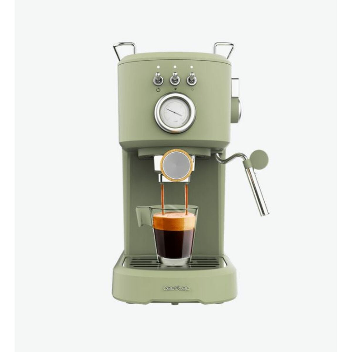 Cafetera Express Cecotec Power Espresso 20 Retro 1100 W | Leroy Merlin