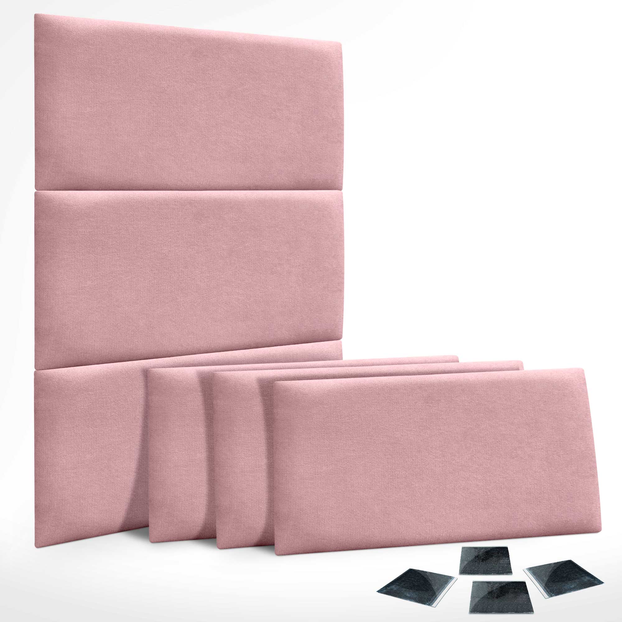 DHOME juego de 6 Paneles Tapizados de Tela Autoadhesivos para Pared ...